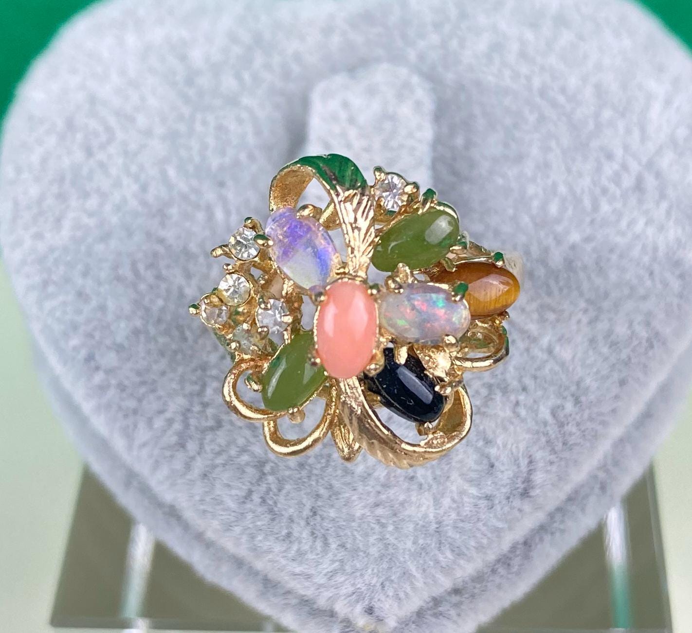 Stone ring Etsy