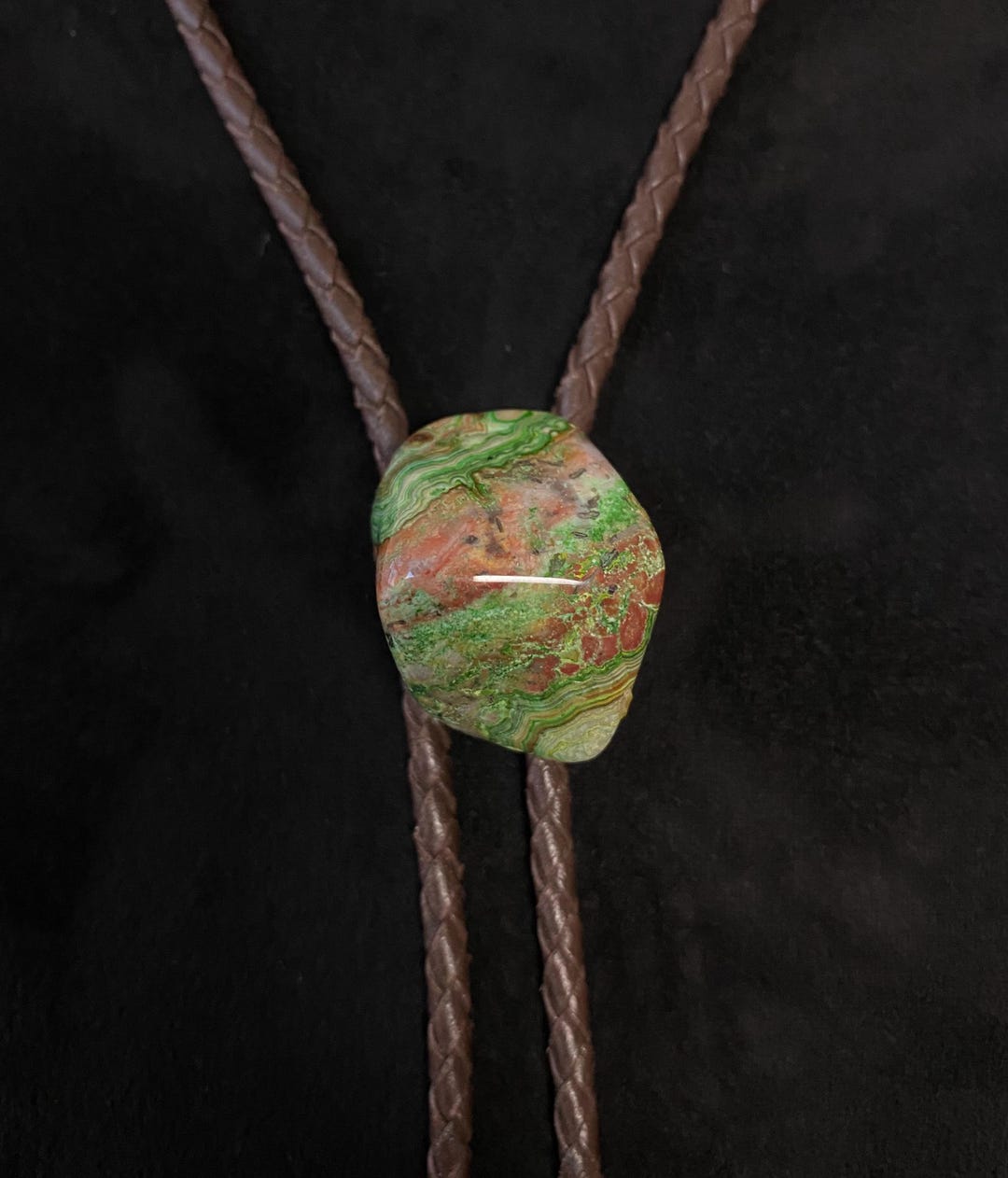 N0771 Vintage Native Indian BOLO Tie /stone BOLO Tie - Etsy