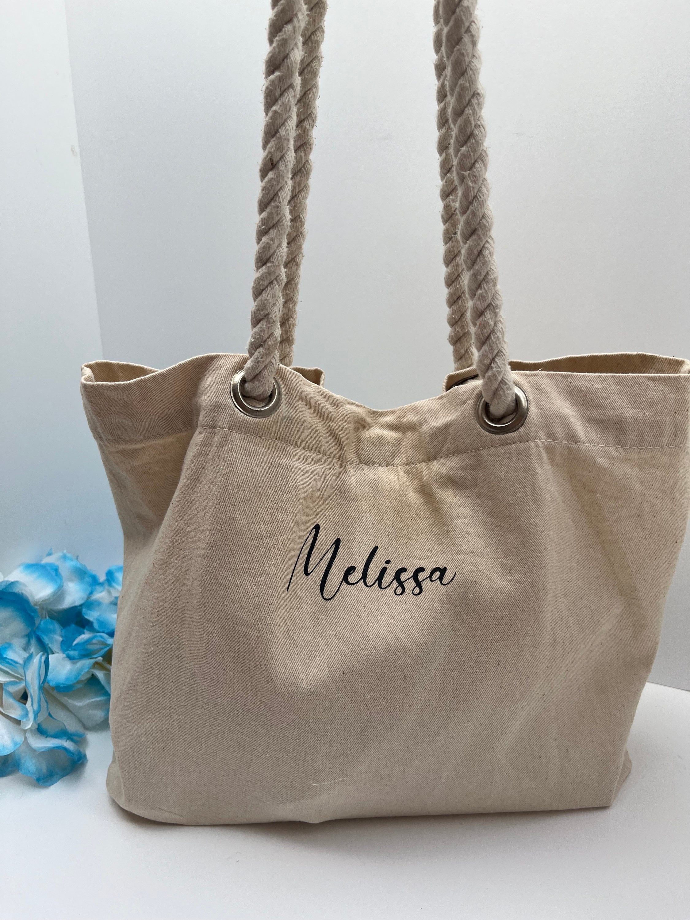 Personalized Bougie Canvas Bags, Hand Painted Not Printed for ...