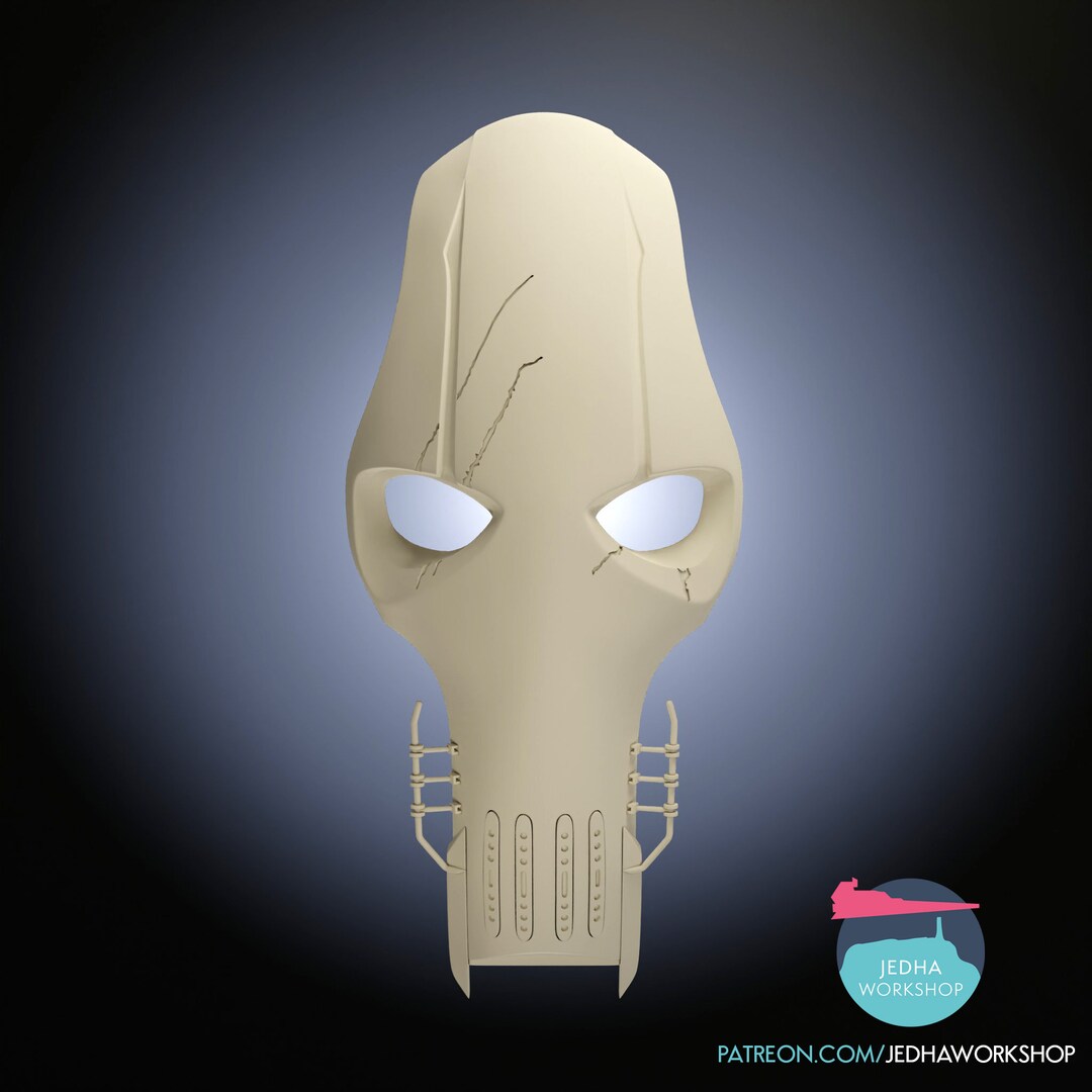 General Grievous Mask .STL 3D Print Files Star Wars the Clone Wars - Etsy