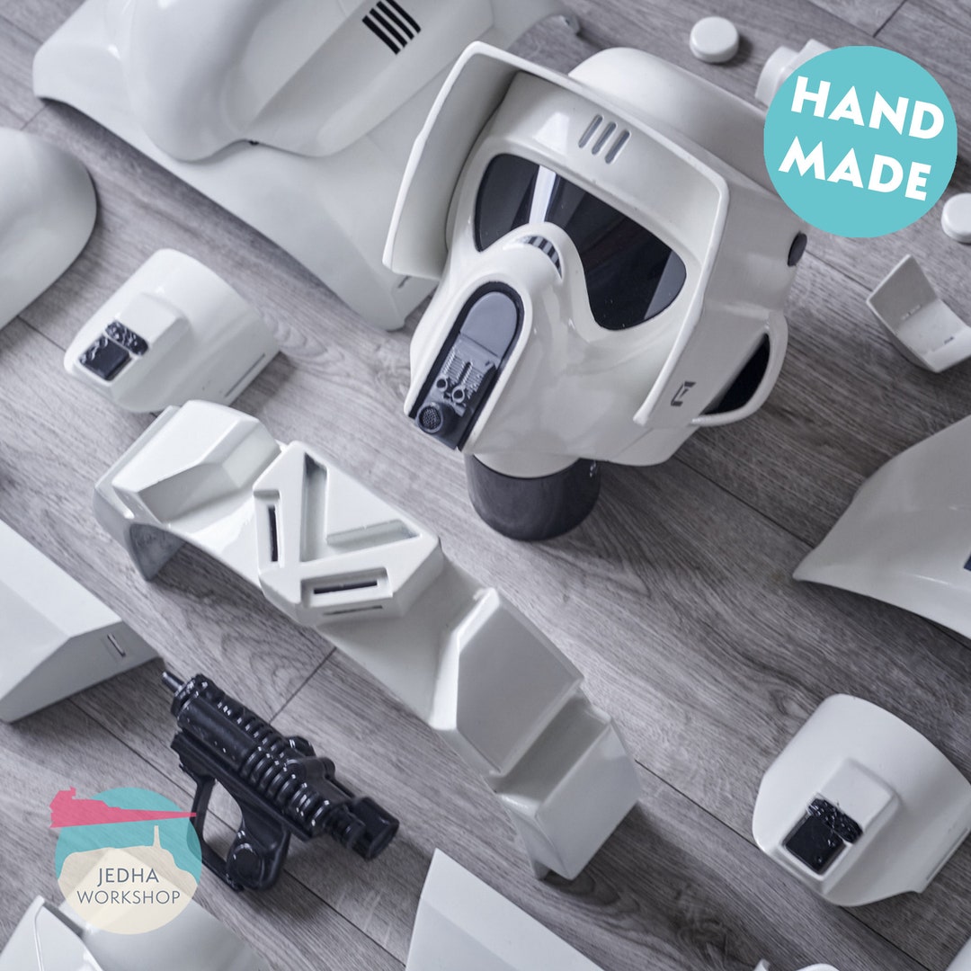 Biker Scout Full Finished Armour and Helmet Star Wars Return of the ...