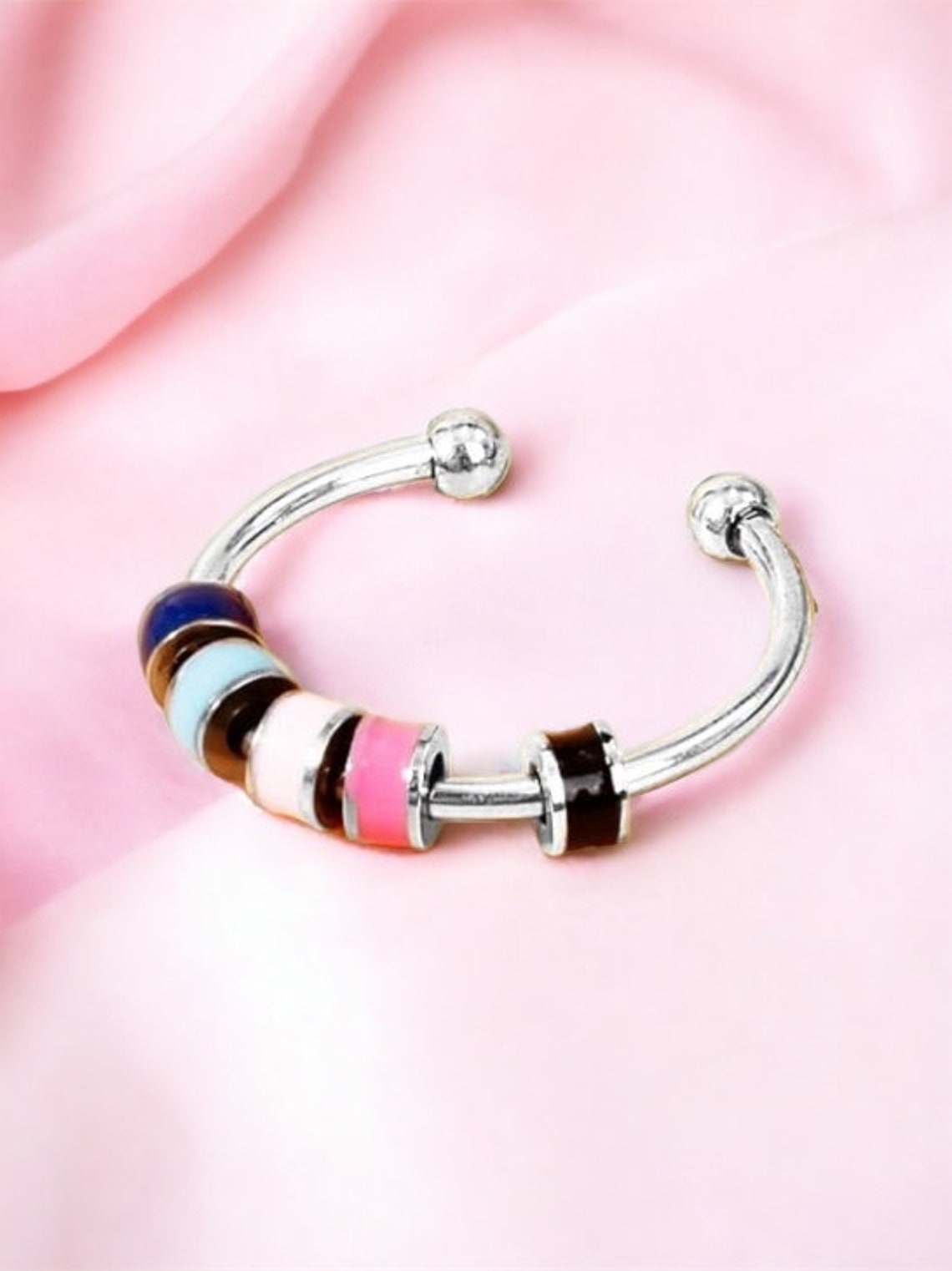 Fidget Ring Anxiety Relief Fidget Ring, STIM Jewels Stimming Jewelry ...
