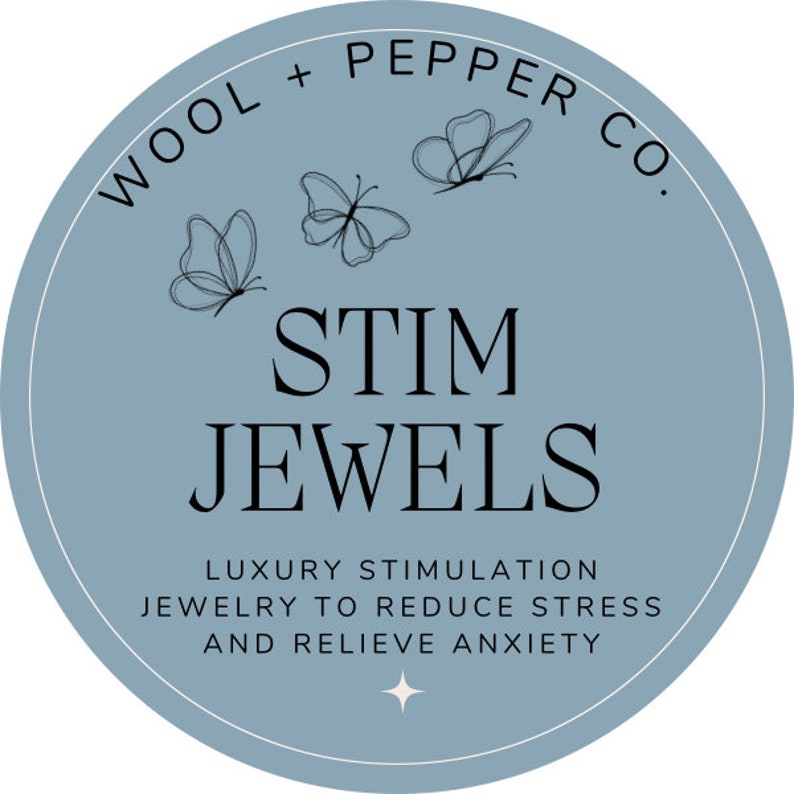 Fidget Ring Anxiety Relief Fidget Ring, STIM Jewels Stimming Jewelry ...