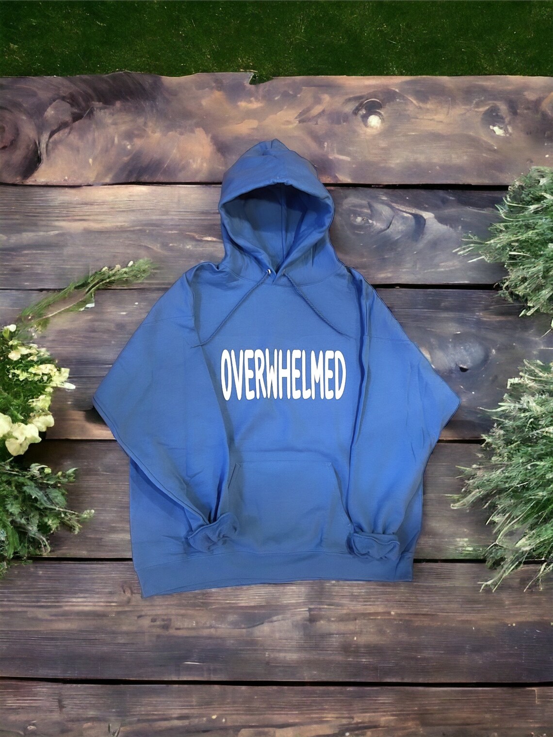 OVERWHELMED 3D Puff UV Color Changing Hoodie - Etsy