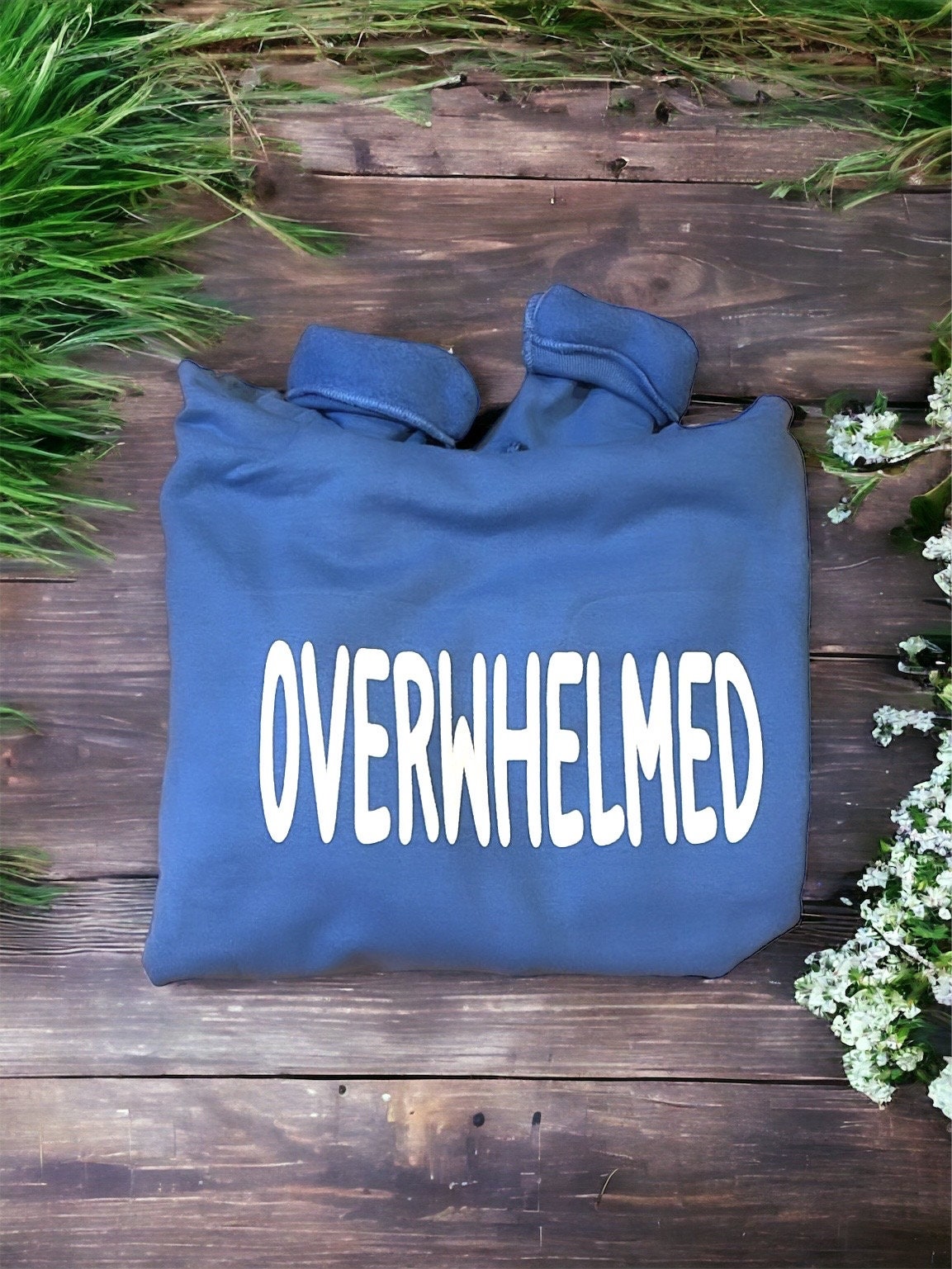 OVERWHELMED 3D Puff UV Color Changing Hoodie - Etsy