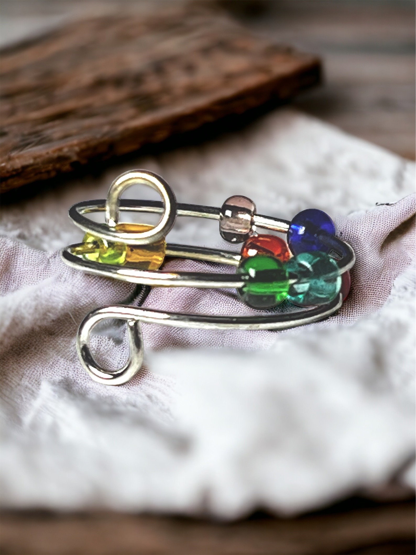 Fidget Ring Anxiety Relief Fidget Ring, STIM Jewels Stimming Jewelry ...