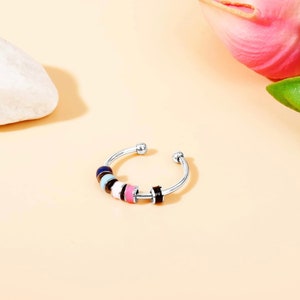 Fidget Ring Anxiety Relief Fidget Ring, STIM Jewels Stimming Jewelry ...