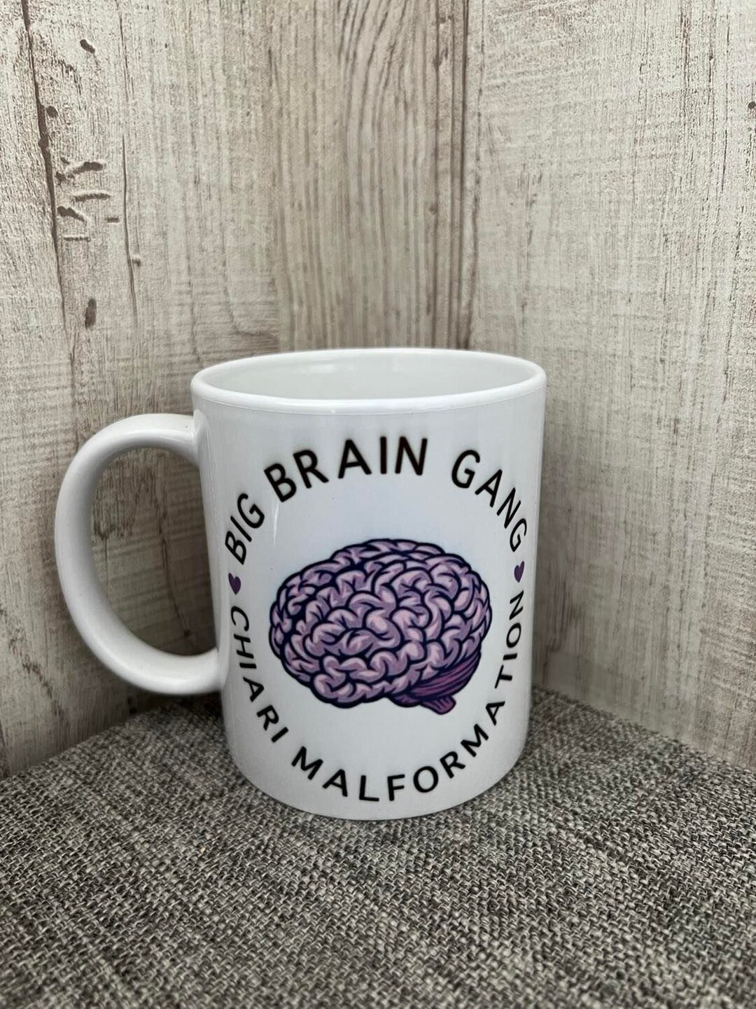 Big Brain Gang Ceramic Cricut Mug 12oz. Chiari Decompression ...