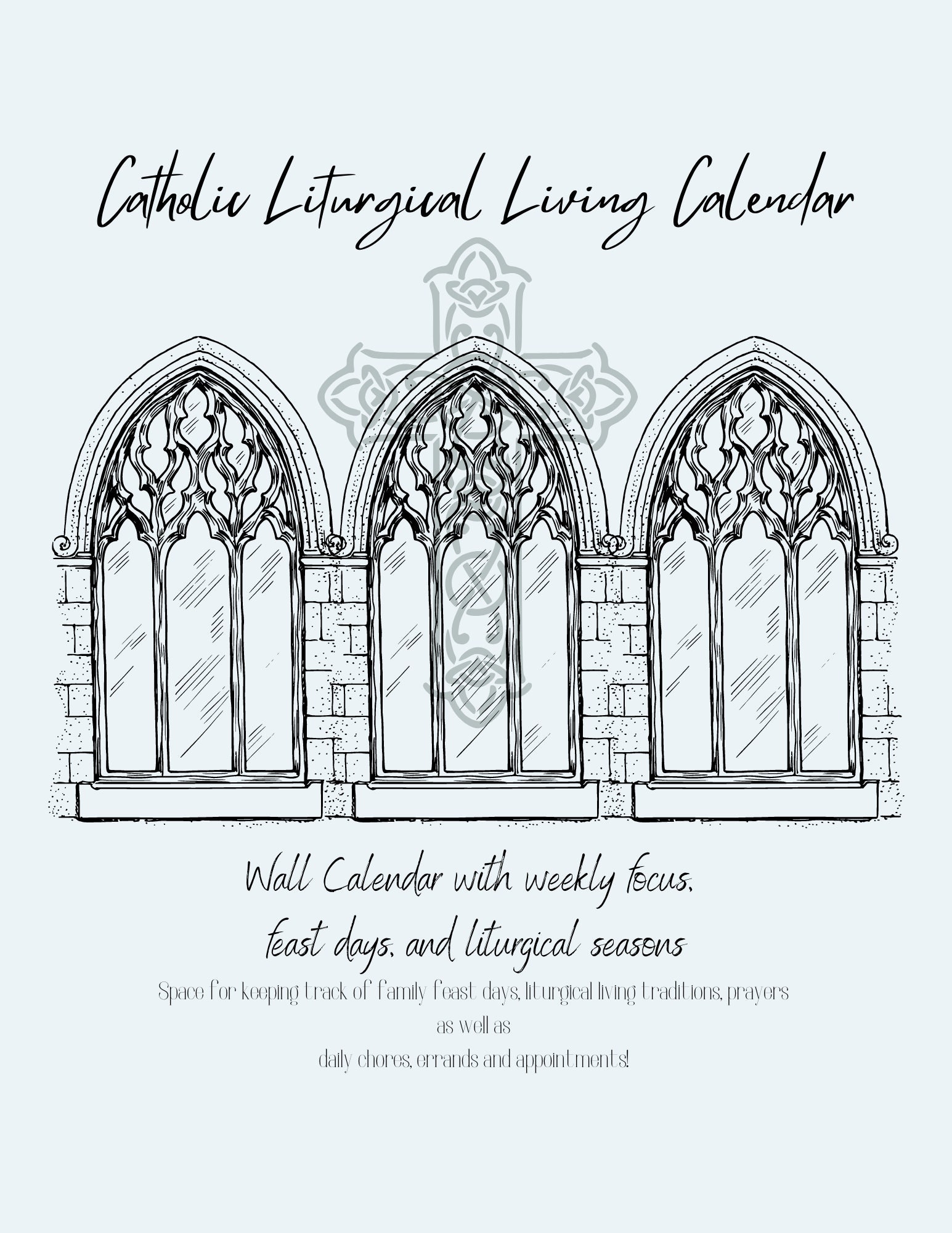 2022 Catholic Liturgical Living Planner Bundle Printable - Etsy