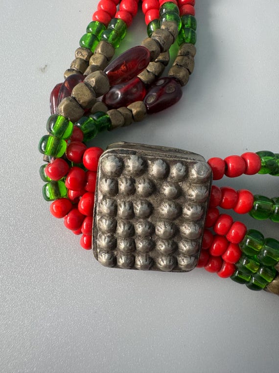 Vintage Nuristan Neck Collier, Authentic Handmade Bra… - Gem