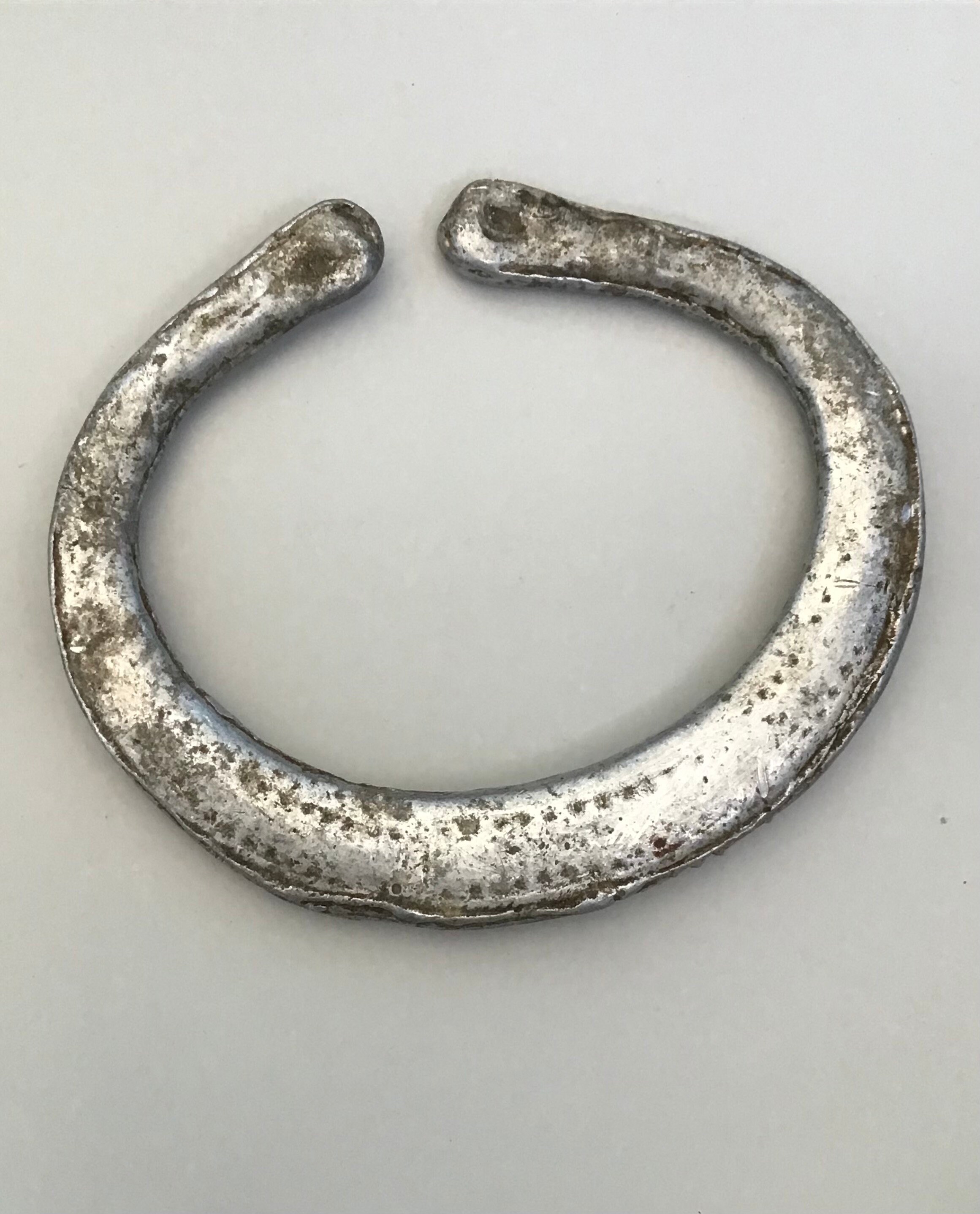 Rare Nuristani Aluminum Neck Torque Necklace, Authentic Aluminum Torc ...