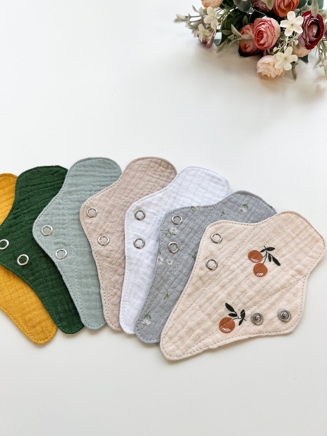 Thong Pantyliner, Reusable Cloth Pads, Daily Liner Waterproof, Summer ...