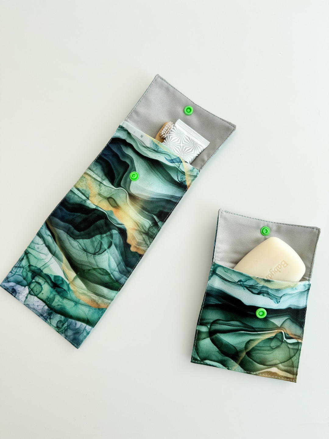 Waterproof Toothpaste Case for Traveling, Straw Pouch, Cutlery Pouch ...