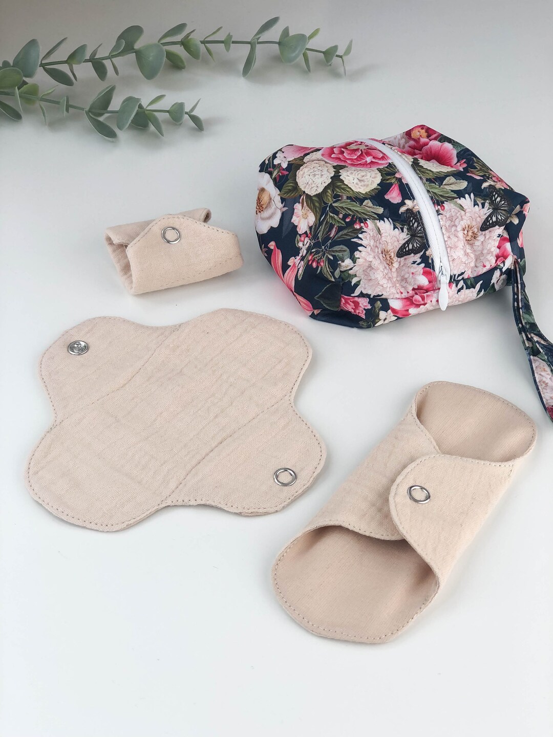 Organic Panty Liners for Light Flow, Soft and Leakproof Cotton Flannel ...