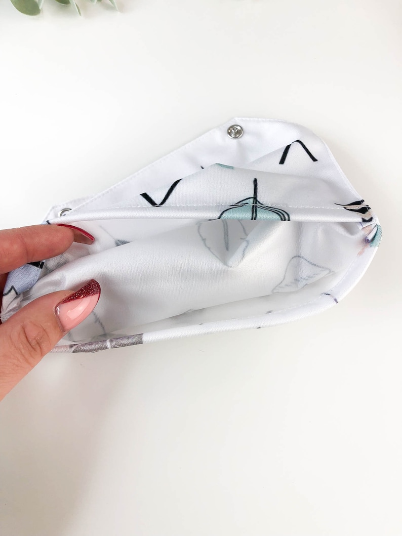 Bolsa absorvente impermeável, bolsa úmida para absorventes menstruais ...