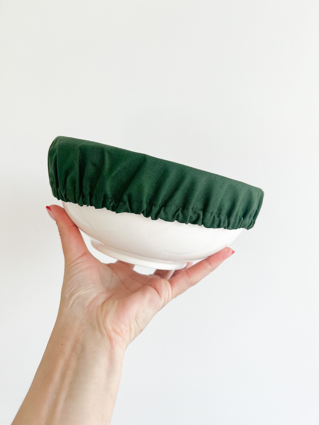 Reusable Organic Cotton Cloth Bowl Cover, Washable Zero Waste Swap ...