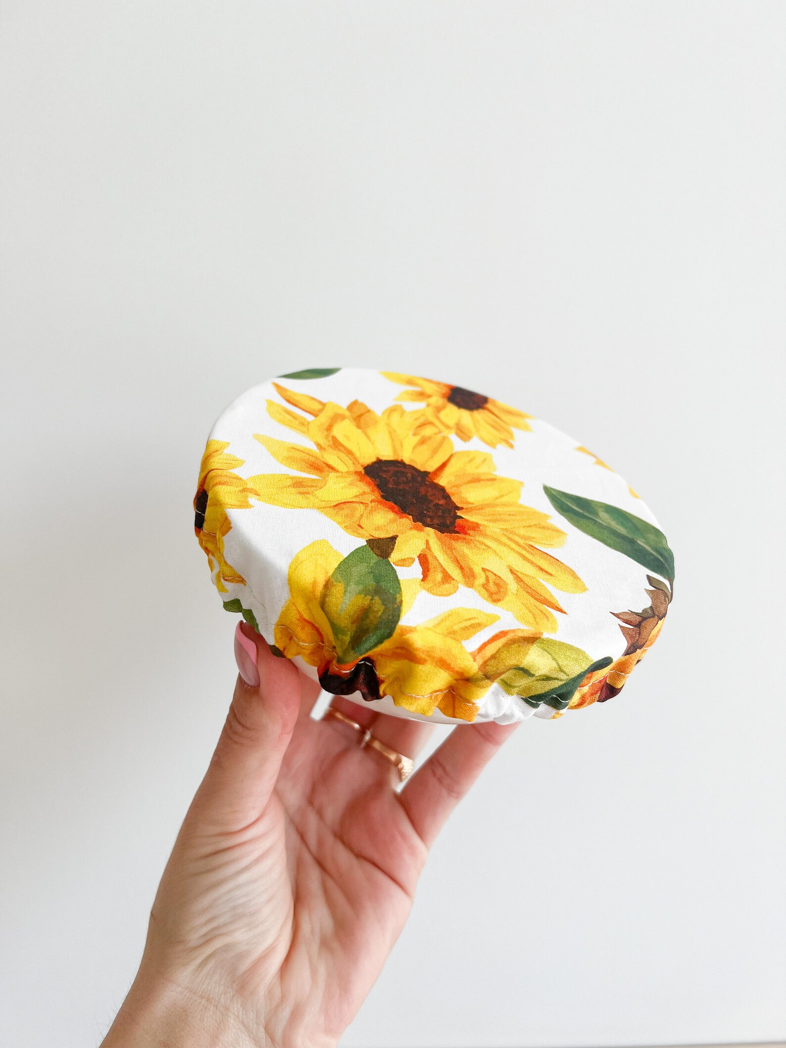 Reusable Organic Cotton Cloth Bowl Cover, Washable Zero Waste Swap ...