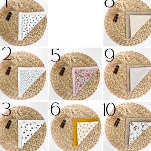 Mini Muslin Cotton Terry Cloth Face Towel, Reusable Eco-friendly Face ...