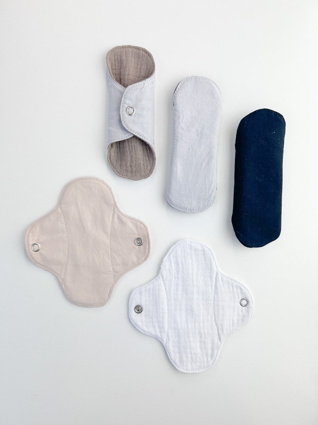 Leakproof Reusable Cloth Panty Liners, Soft and Leakproof Cotton ...