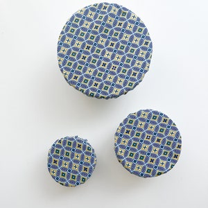 Reusable Organic Cotton Cloth Bowl Cover, Washable Zero Waste Swap ...