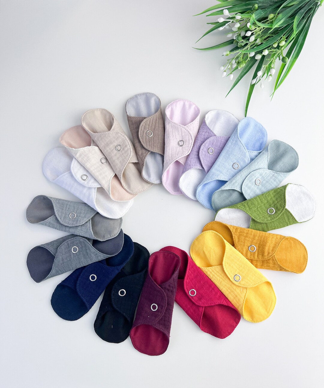 Reusable Cotton Flannel Panty Liners: Soft Leakproof Cloth Daily Use - Etsy