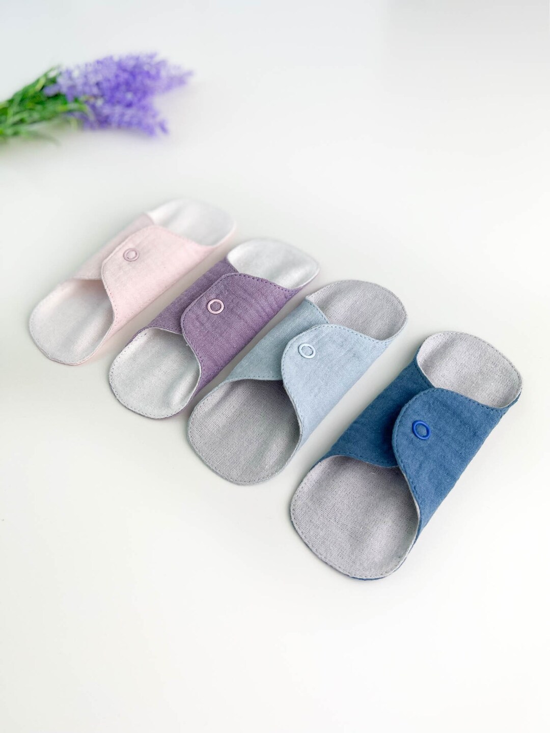 Extra Thin Pastel Color Daily Panty Liners, Organic Menstrual Pads ...