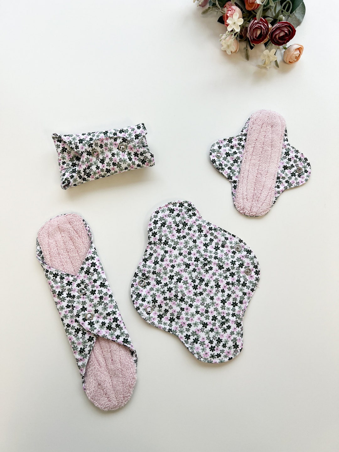 Reusable Period Pads, Set With Sanitary Cloth Pads, CSP Liners ...