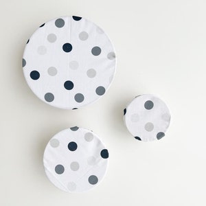 Reusable Organic Cotton Cloth Bowl Cover, Washable Zero Waste Swap ...