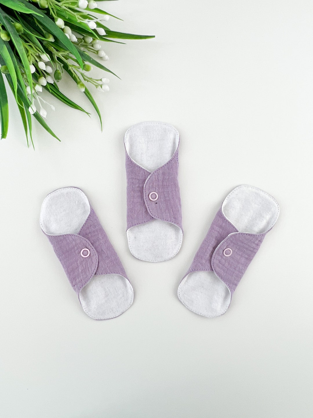 Summer Extra Thin Daily Pantyliners, Reusable Washable Liners, Cloth ...