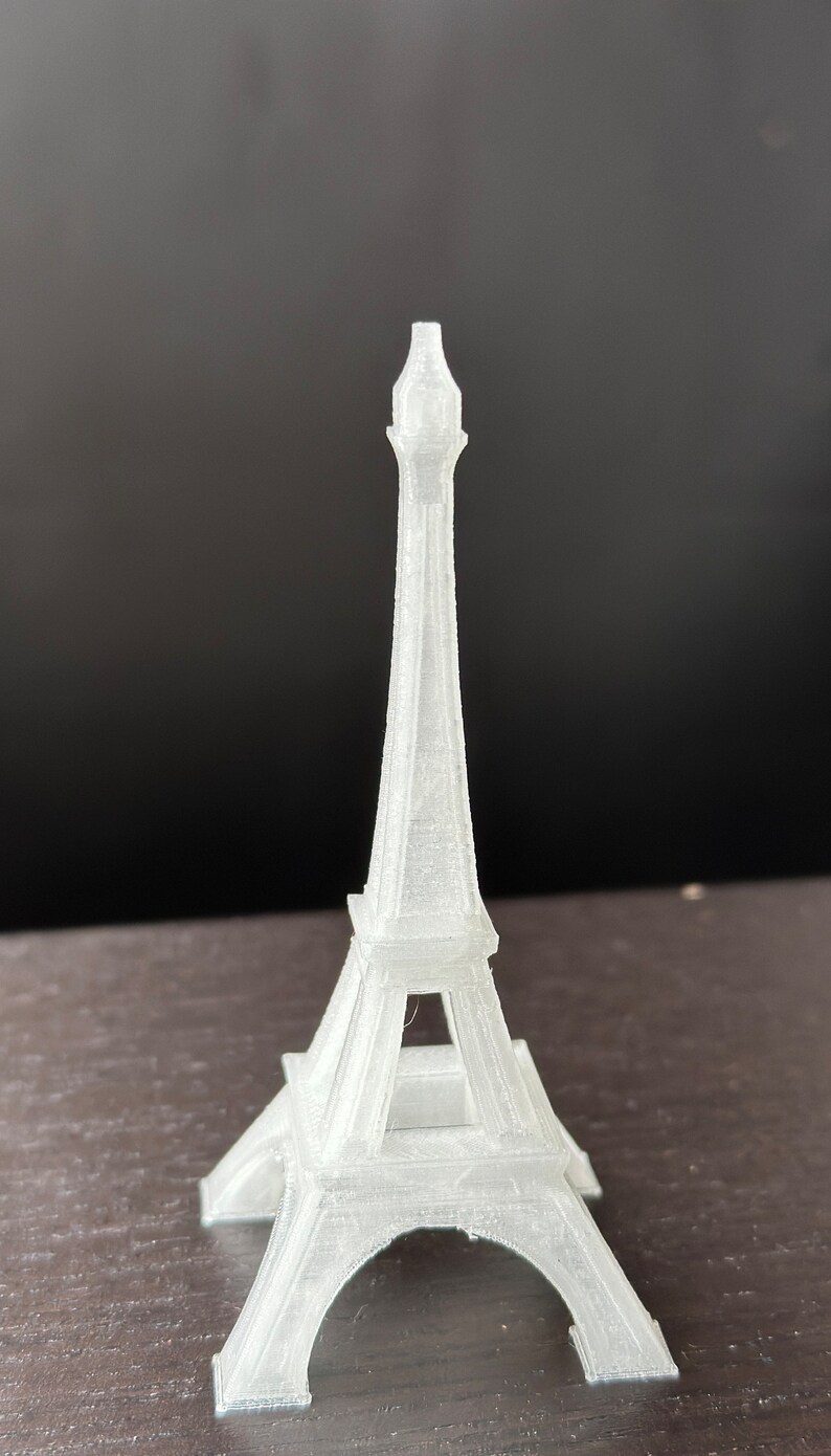3D Eiffel Tower With Glow Effect in the Dark/ 3D Eiffel Tower Glow/ 3D ...