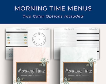 Preschool Morning Workbook - Etsy