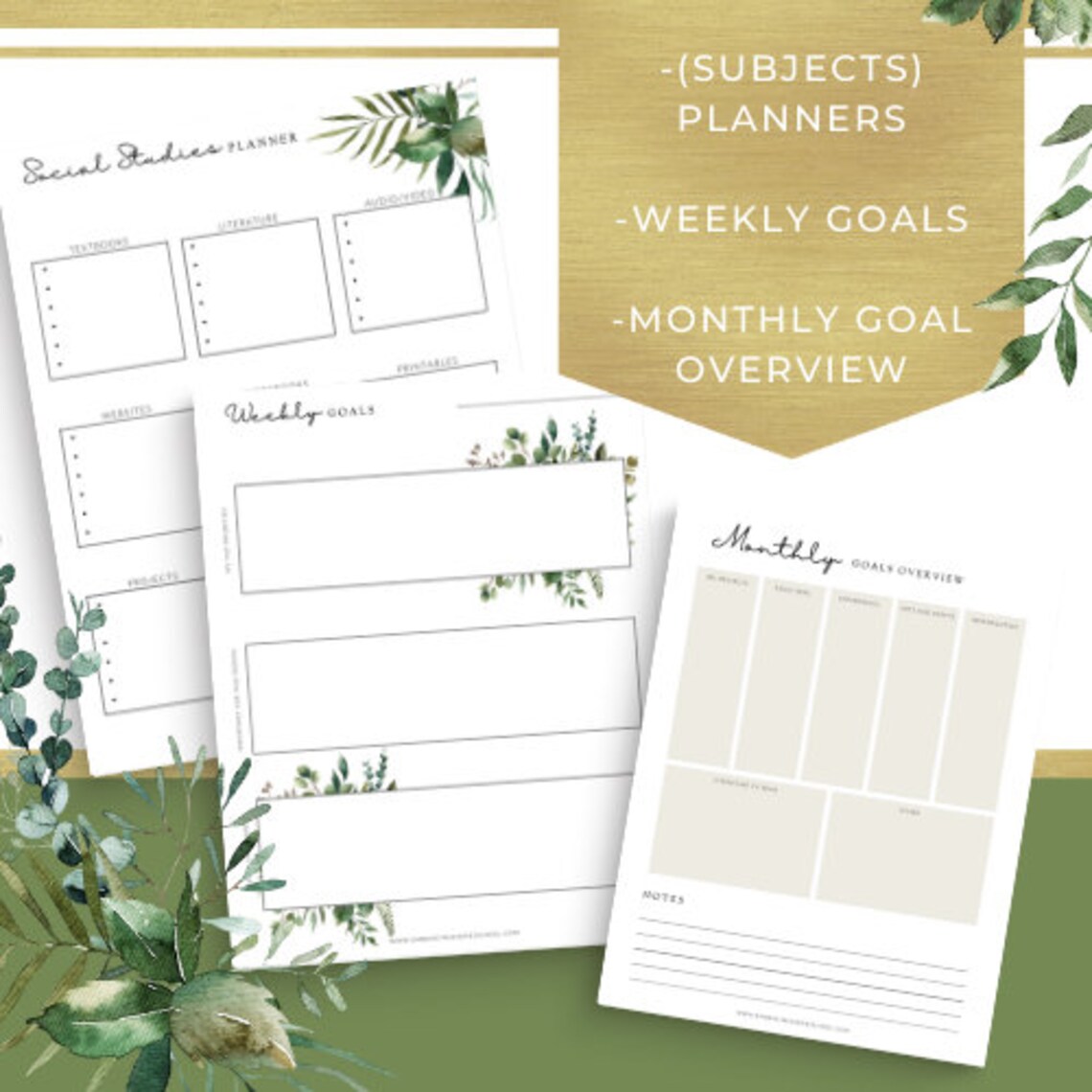 Homeschool Planner Printable 44 Pages Undated PDF Printable - Etsy