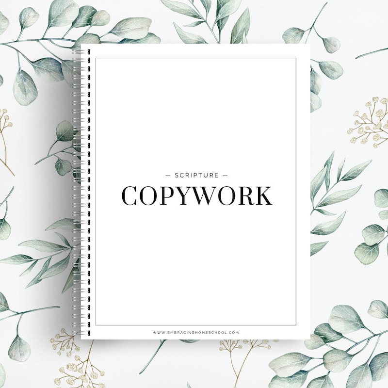 Bible Verse Copy Pages - Etsy