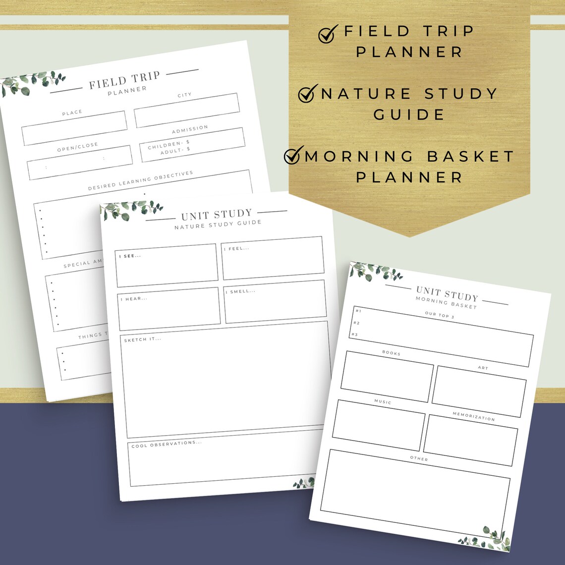 ULTIMATE Printable Unit Study Planner for Homeschooling 40 Pages - Etsy