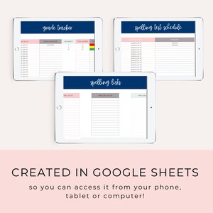 Homeschool Spelling Lists + Tests Digital Tracker | Spelling List Log ...