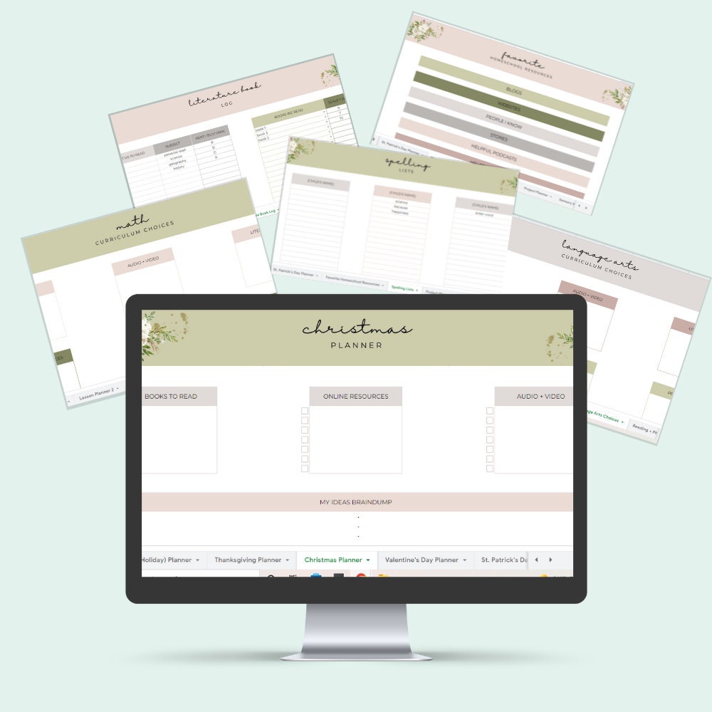 Ultimate Digital Homeschool Planner | 50+ Digital Pages! - Etsy