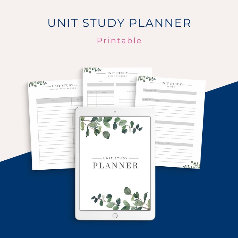 ULTIMATE Printable Unit Study Planner for Homeschooling 40 - Etsy