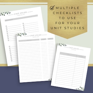 ULTIMATE Printable Unit Study Planner for Homeschooling | 40+ Pages - Etsy