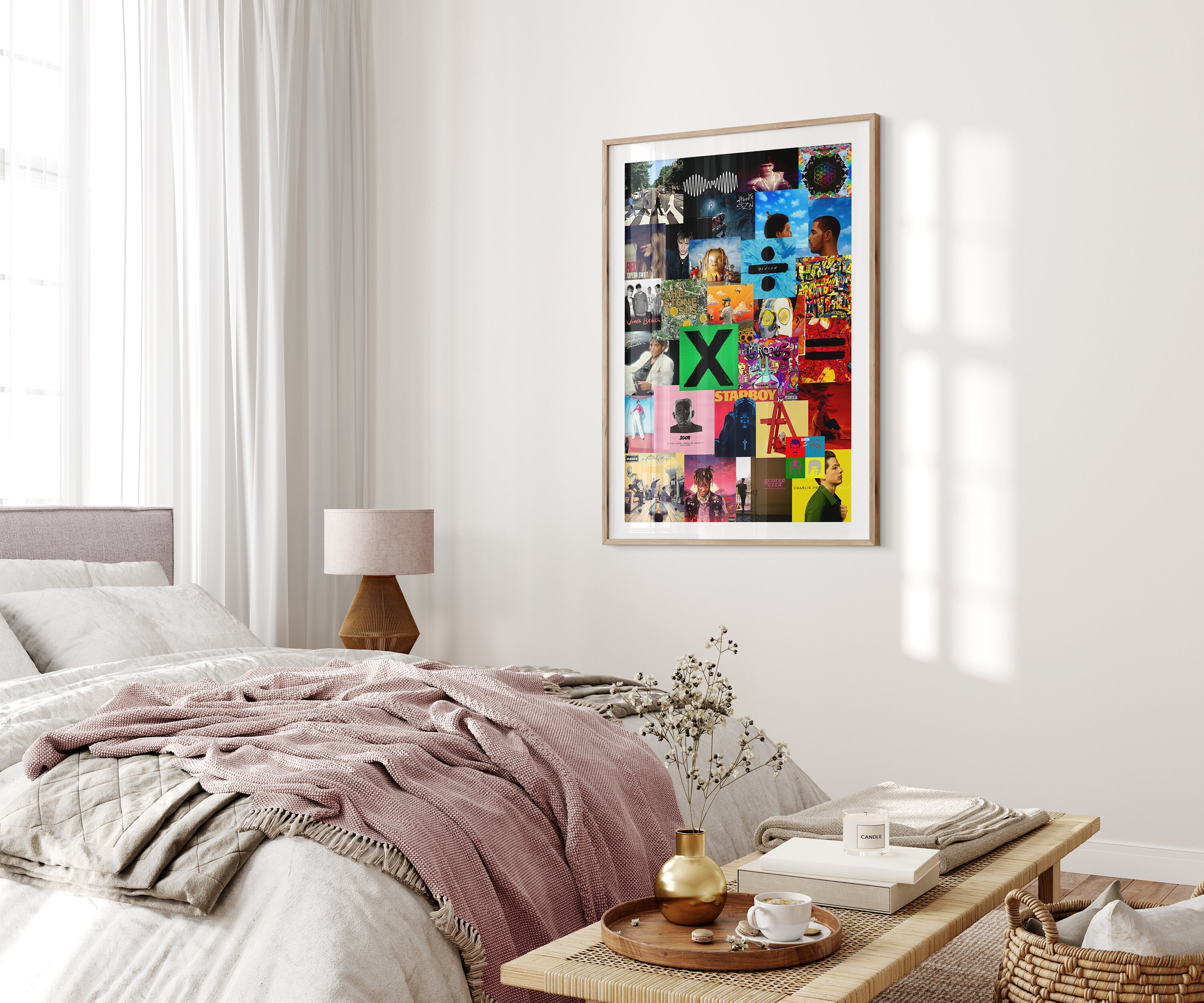 MULTIPLE Album Cover Poster, CUSTOM Music Poster Print, Personalised ...