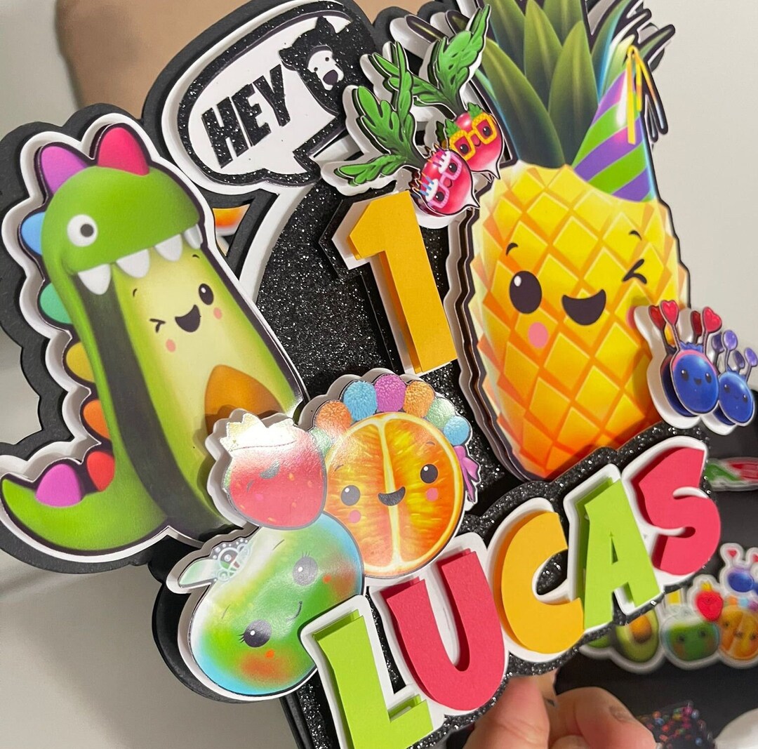 Cake Topper Hey Bear Sensory, Decoration Hey Bear Sensory, Party Decor ...