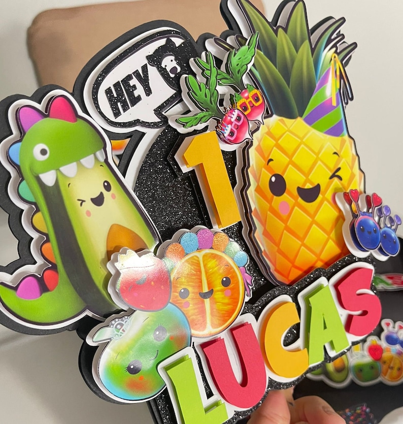 Cake Topper Hey Bear Sensory Decoration Hey Bear Sensory - Etsy