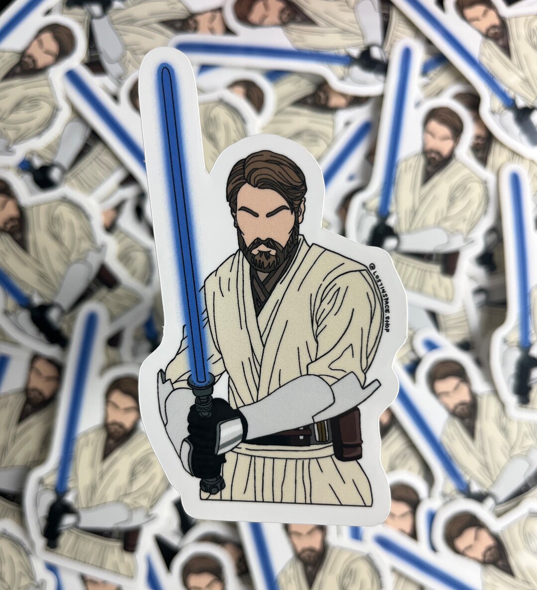 Obi-wan Kenobi Sticker Kenobi Star Wars Sticker Jedi - Etsy