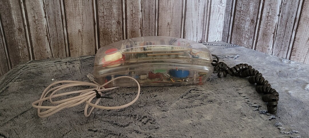 Vintage 1990s Transparent Touch Tone Working Phone - Etsy
