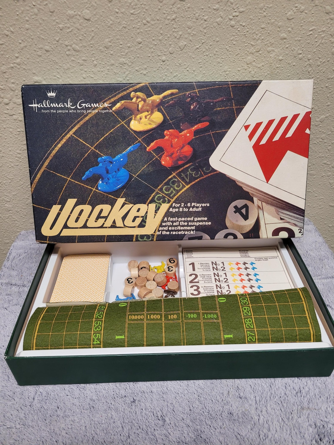 Vintage 1976 Hallmark Games Jockey Game Complete With Pad - Etsy