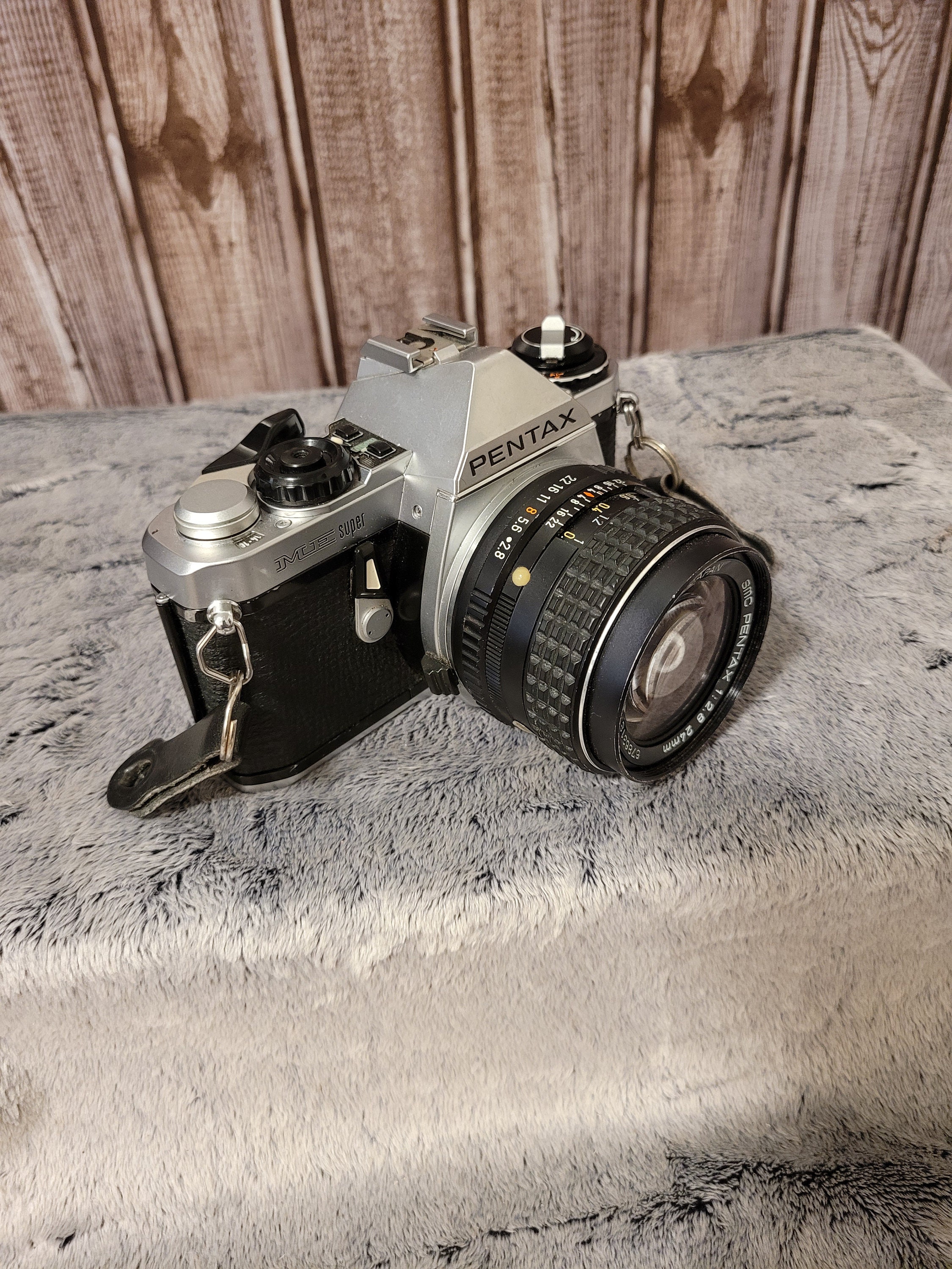 Vintage Pentax ME Super 35mm Film Camera With SMC Pentax 1:2.8 24mm ...