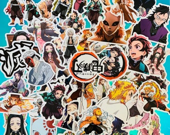 Demon Slayer Stickers | Etsy