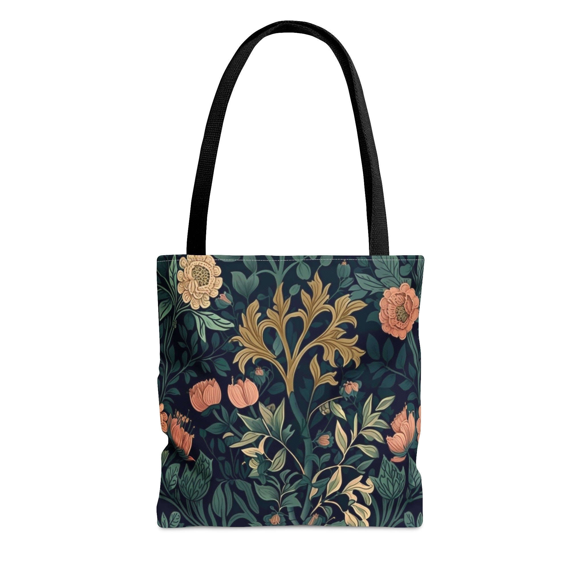 Floral Totebag Floral Travel Bag Cute Flower Shopping Bag - Etsy