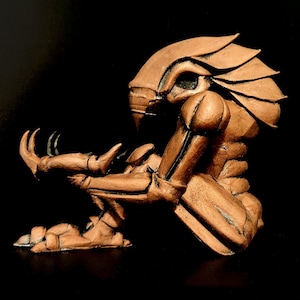 Metroid Prime / Zero Mission Chozo Torizo Statue - Black and Weathered ...