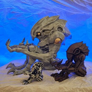 Metroid Prime / Zero Mission Chozo Torizo Statue - Black and Weathered ...