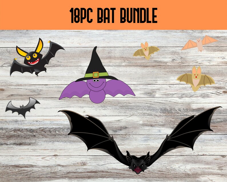 BAT CLIPART BUNDLE Bat Png Cute Bats Cute Bat Halloween - Etsy